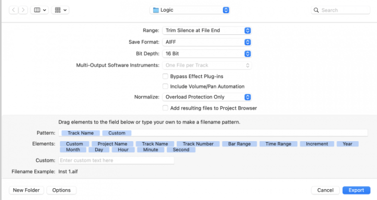 How to Bounce Stems in Logic Pro X (Step-by-Step)
