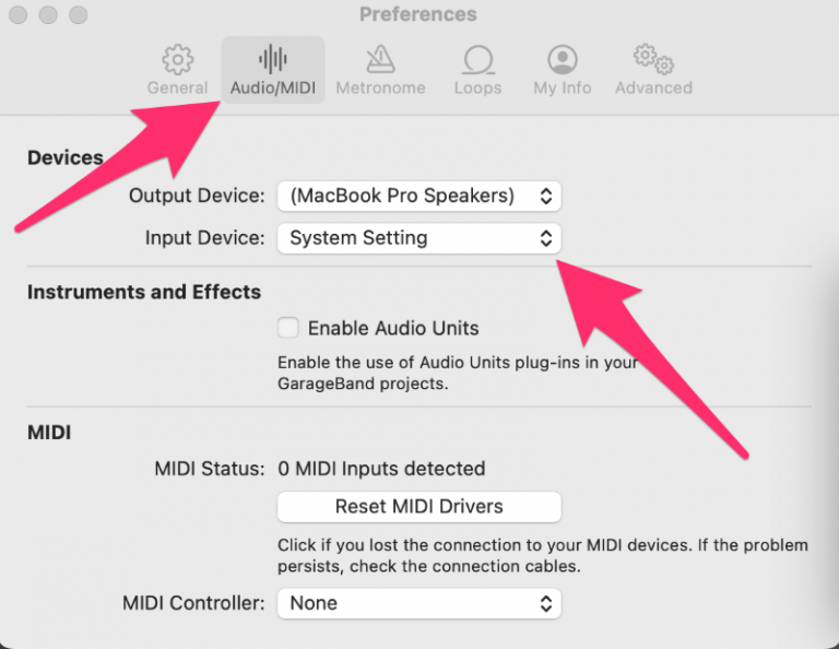 GarageBand No Input Source Selected? (3 Quick Fixes)