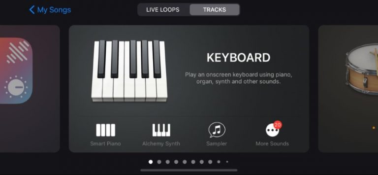 How to Open Keyboard in GarageBand Mac or iPhone