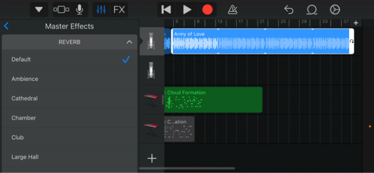How to Add Reverb in GarageBand Mac/iPhone (Tutorials)